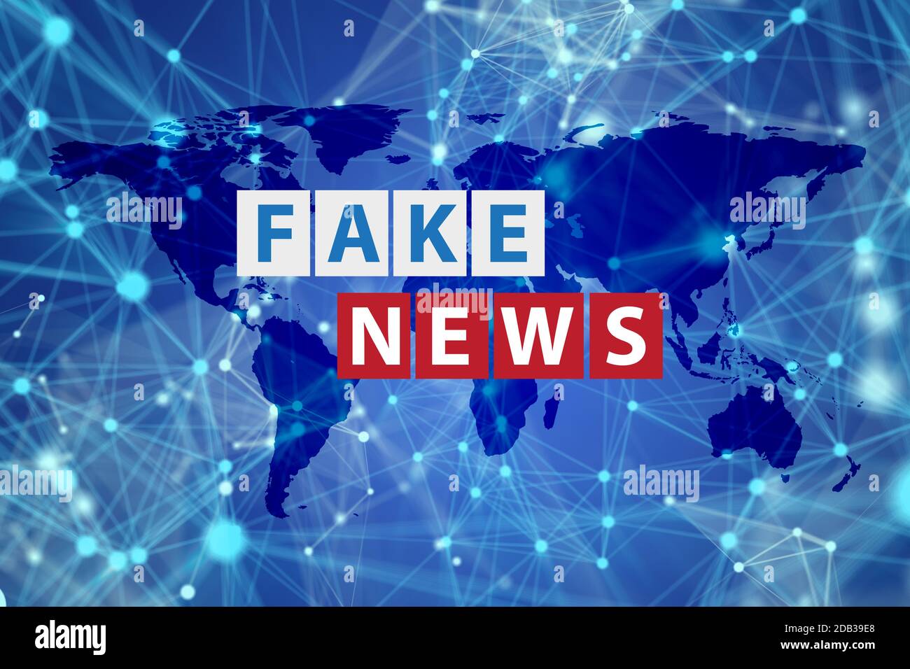 Fake news concept in the information manipulation concept Stock Photo ...