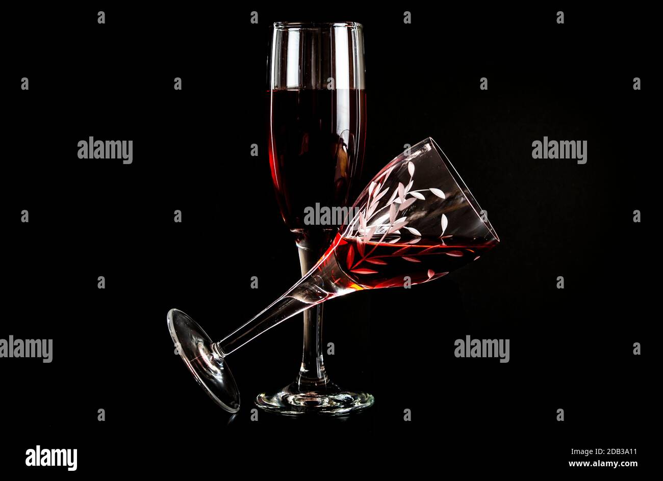 The Seven Deadly Sins portrayed in still life glassware using different ...