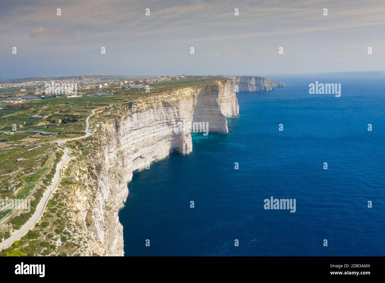 Aerial view of Sanap cliffs. Gozo island, Malta Stock Photo - Alamy