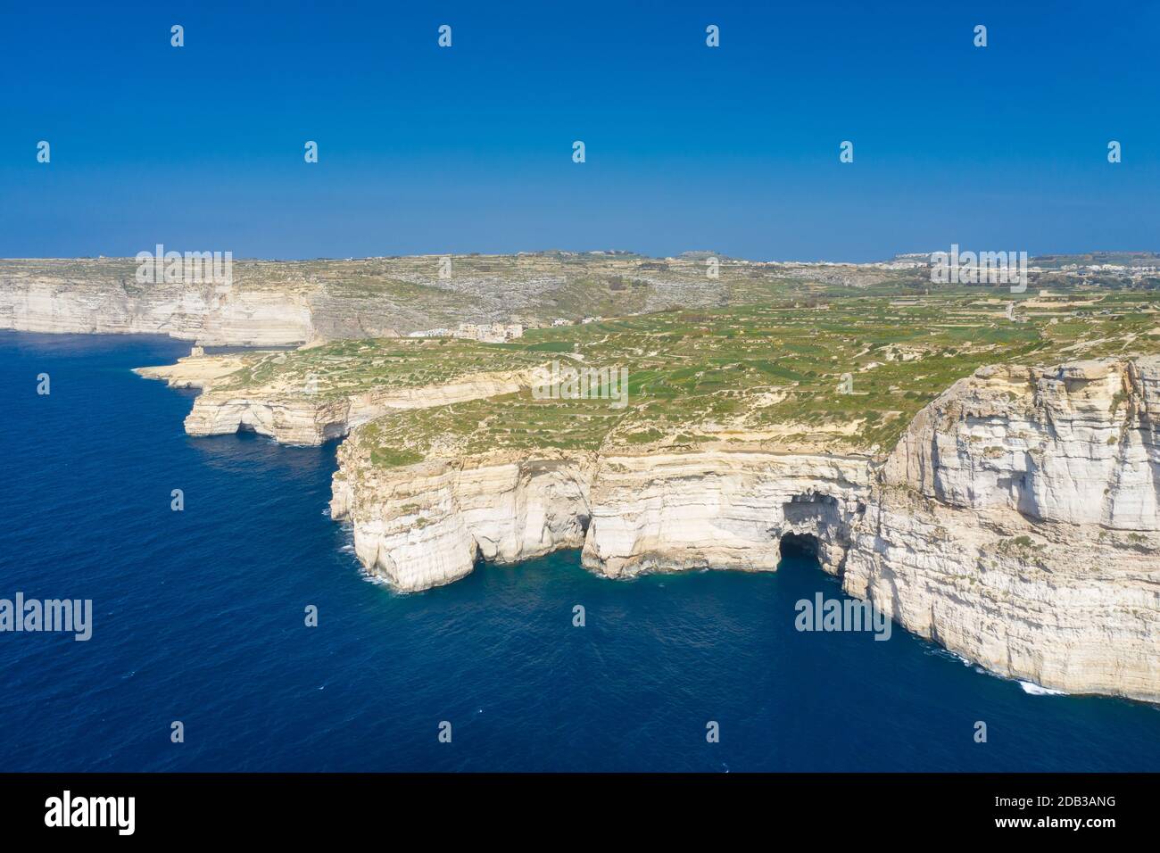 Aerial view of Sanap cliffs. Gozo island, Malta Stock Photo - Alamy