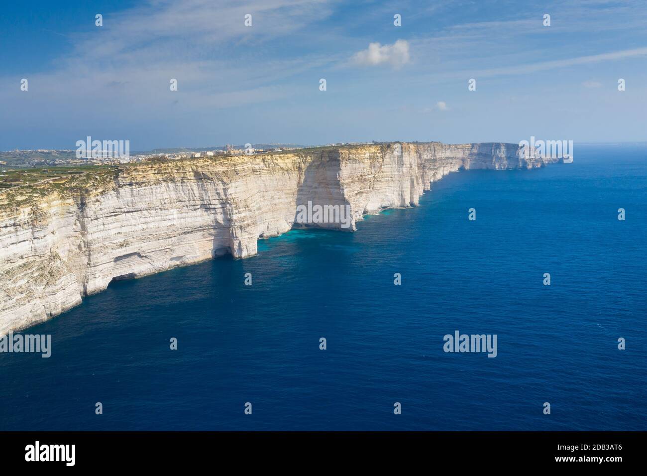 Aerial view of Sanap cliffs. Gozo island, Malta Stock Photo - Alamy