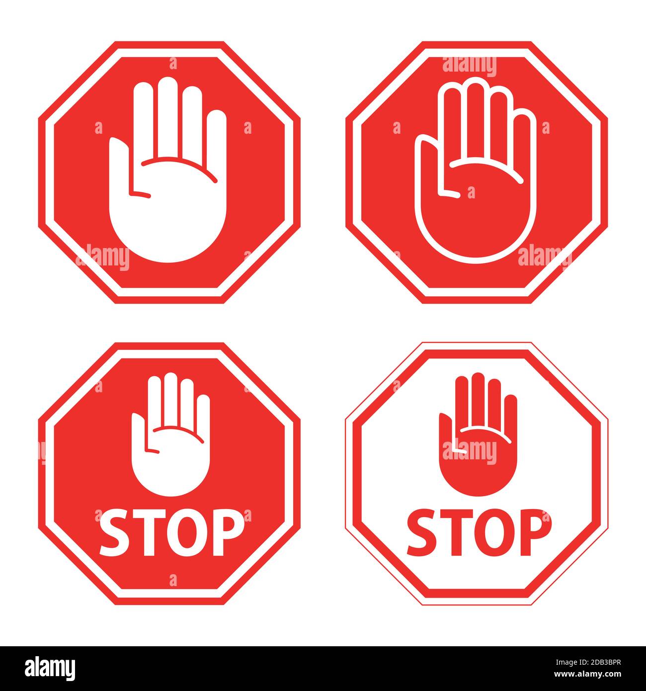 Stop Hand Sign Driving