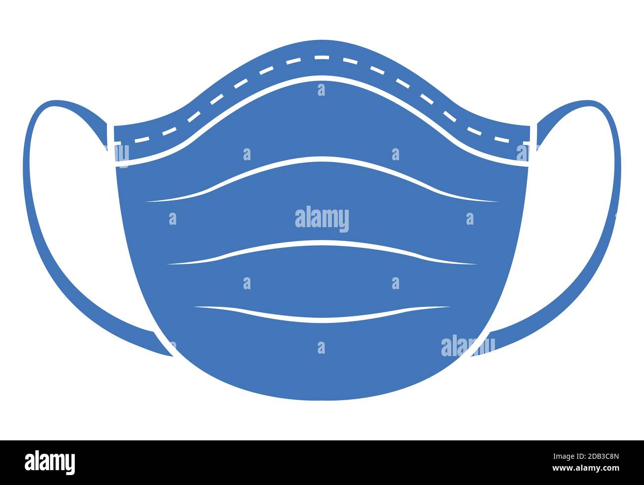 Blue face mask for mouth nose virus health protection wear protective ...