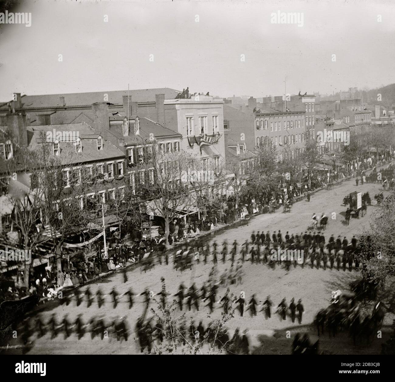 Lincolns funeral procession hi-res stock photography and images - Alamy