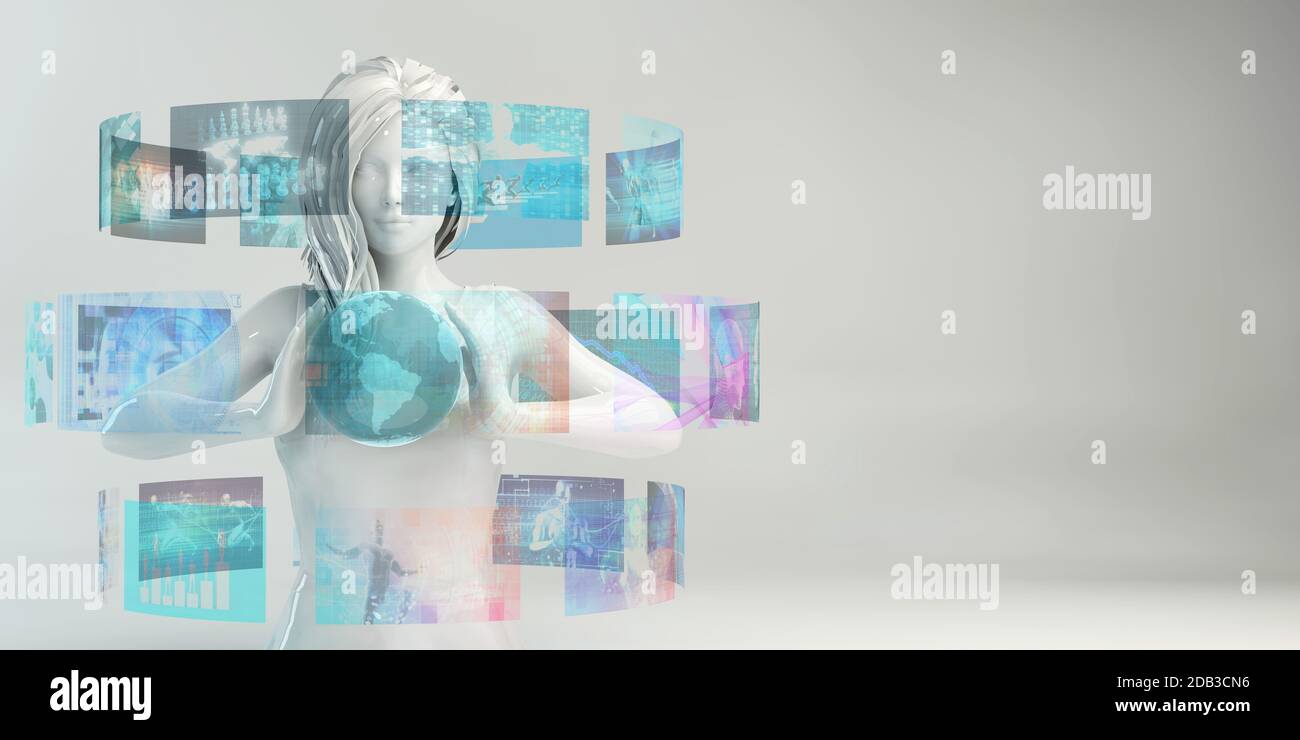 Marketing Strategy with Digital Data Platform Concept Stock Photo - Alamy