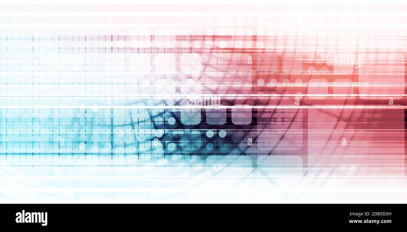 Multimedia Technology Background As A Art Concept Stock Photo - Alamy