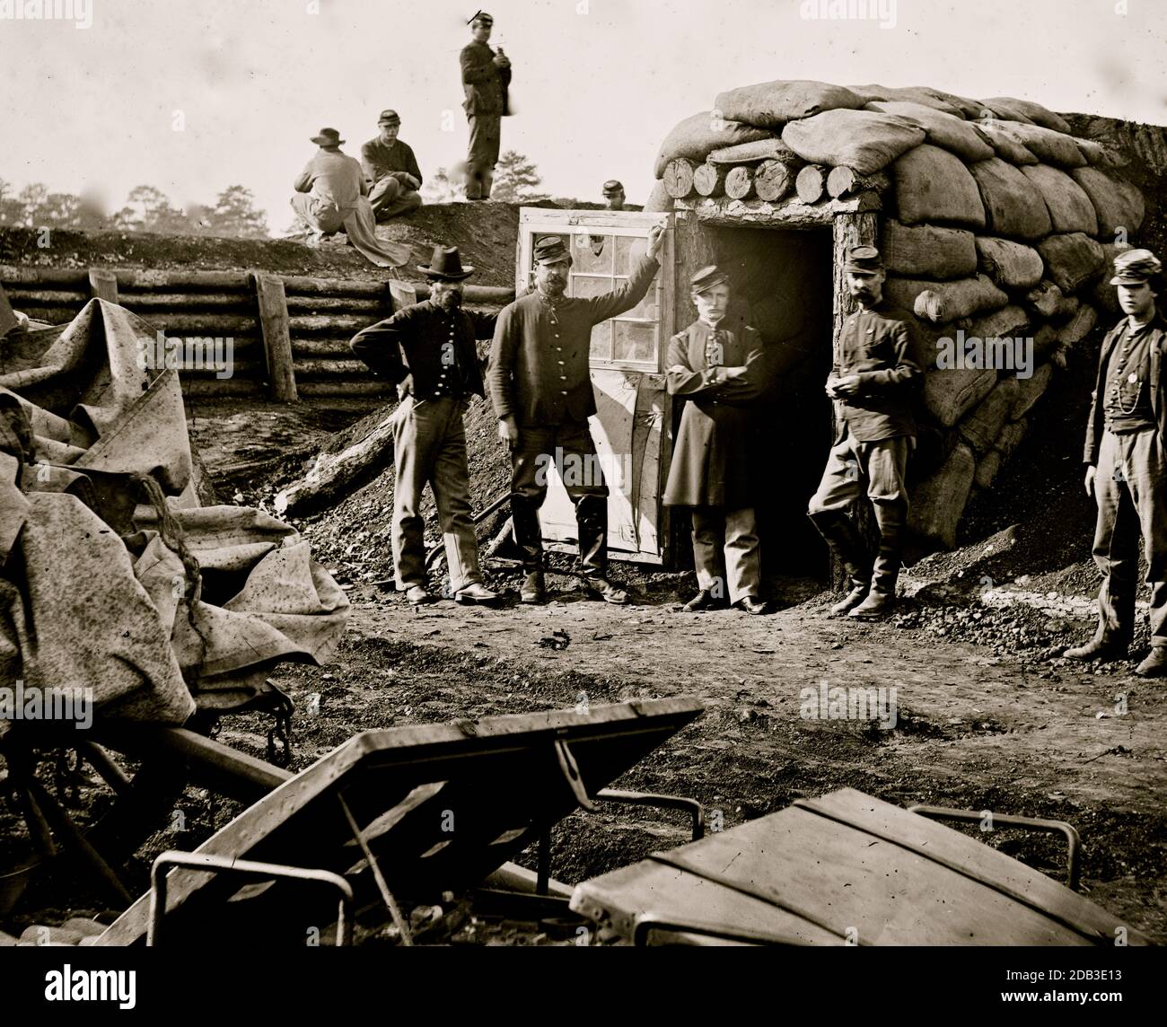 Fort Burnham, Va. (the former Confederate Fort Harrison). Federal ...