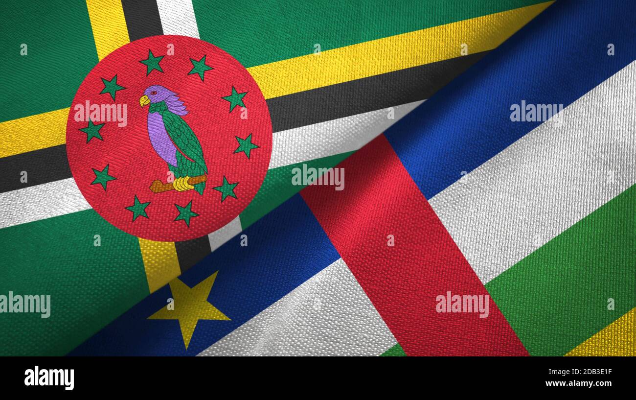 Dominican republic central african republic flag hi-res stock ...