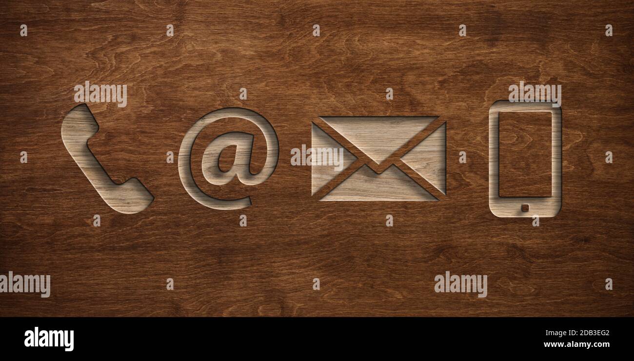 Contact symbol hi-res stock photography and images - Alamy