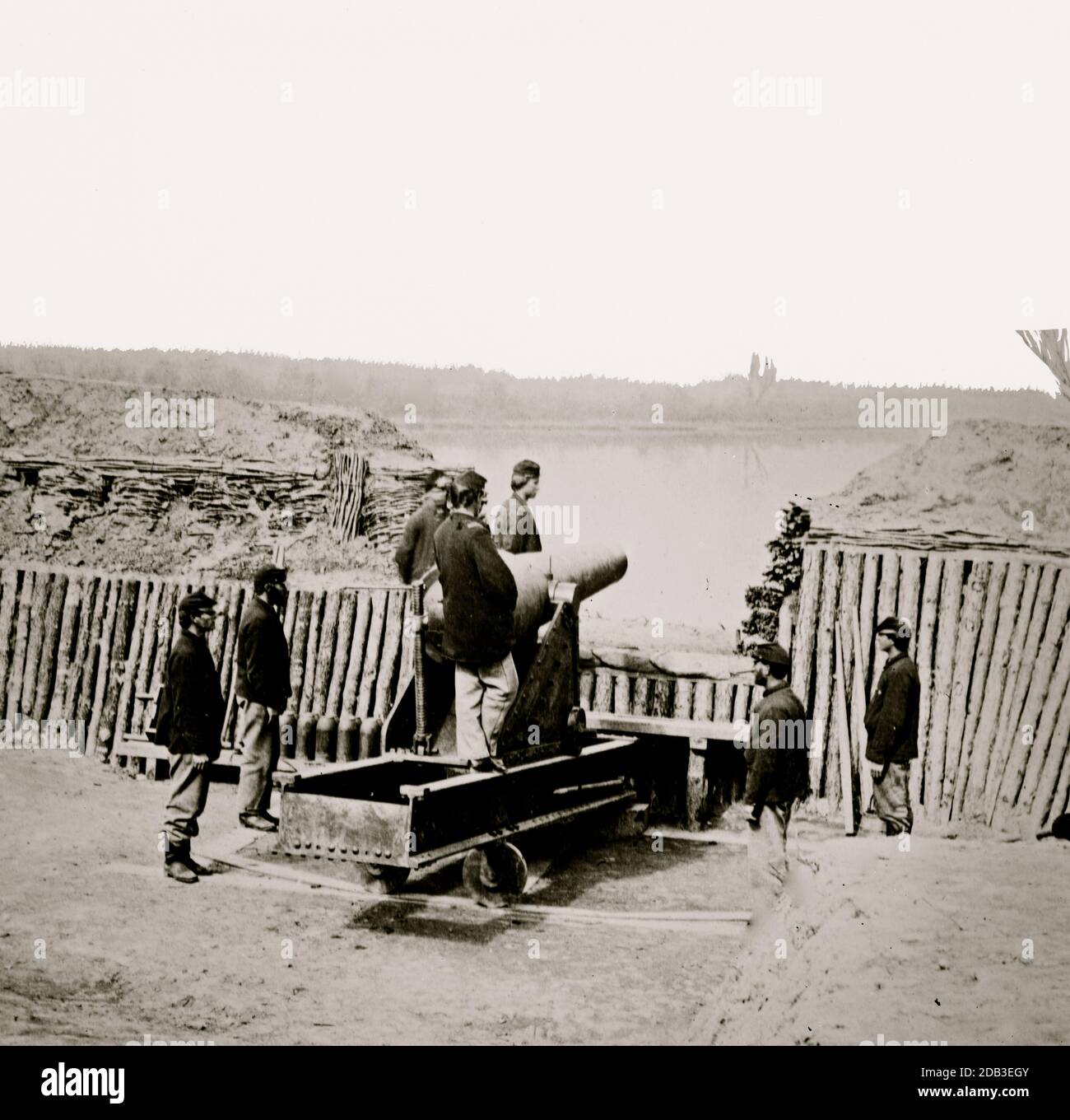 Civil war battery hi-res stock photography and images - Alamy