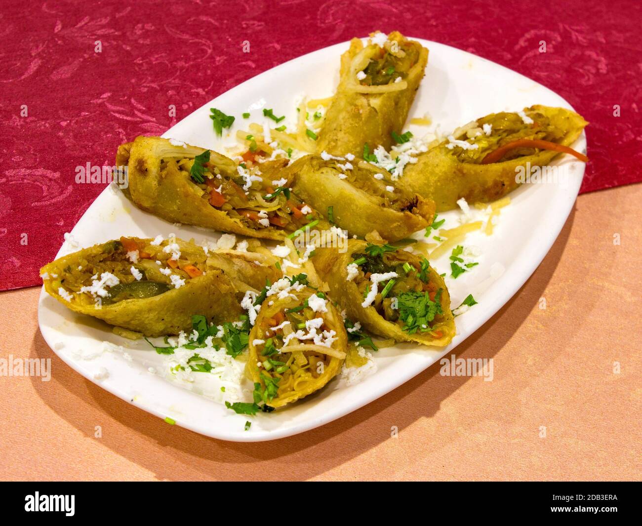 Homemade spring rolls egg hi-res stock photography and images - Alamy