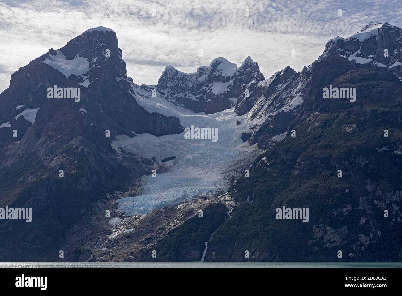 Monte Balmaceda at the north end of the Last Hope Sound Stock Photo - Alamy