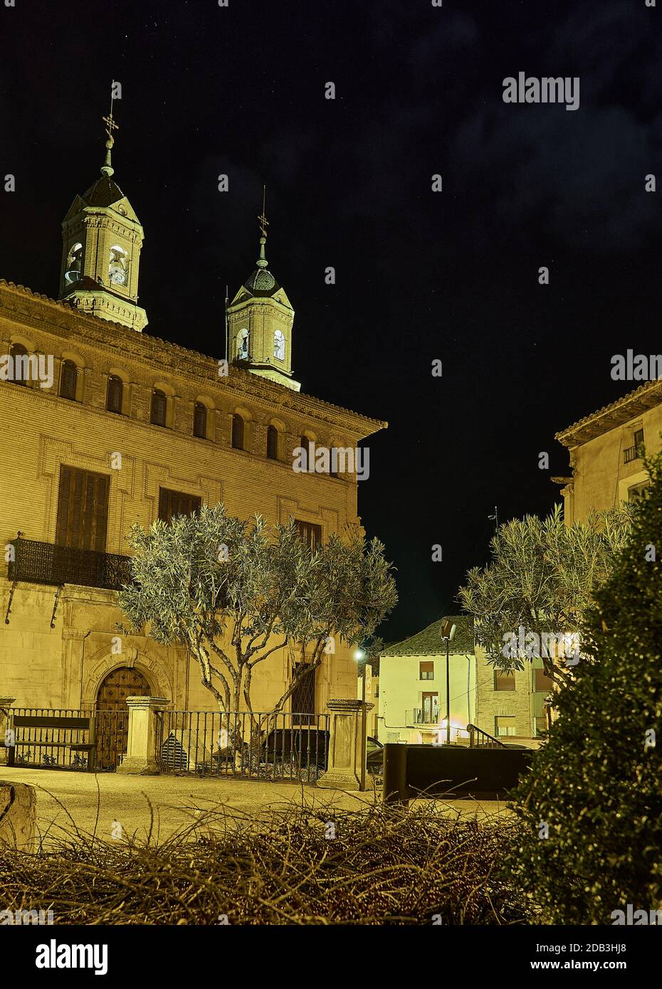 San Miguel Church in the Corella town Stock Photo - Alamy