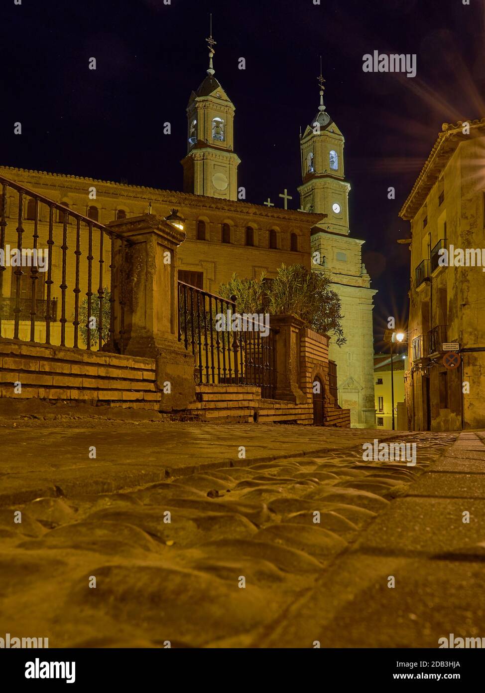 San Miguel Church in the Corella town Stock Photo - Alamy