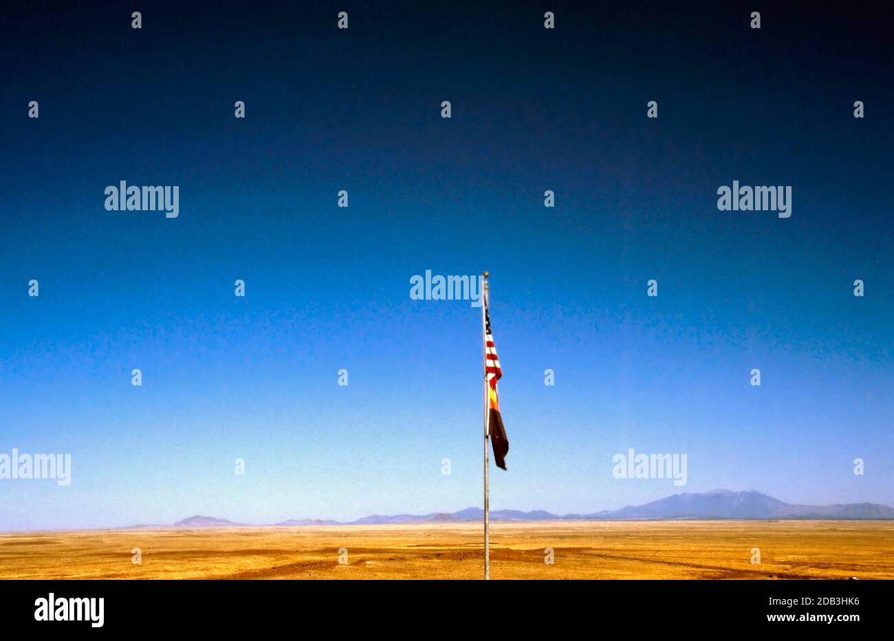 American flag in a desert hi-res stock photography and images - Alamy