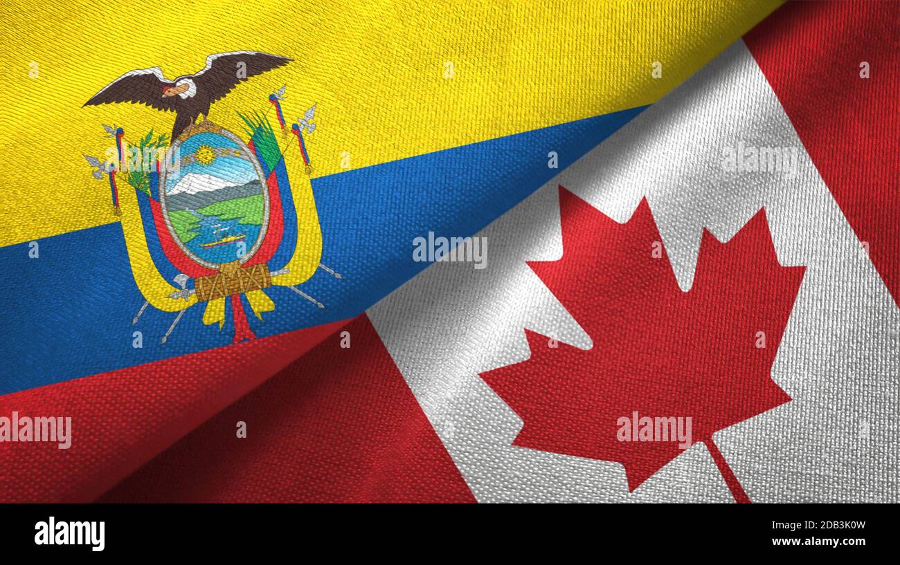 Canada ecuador flag hi-res stock photography and images - Alamy
