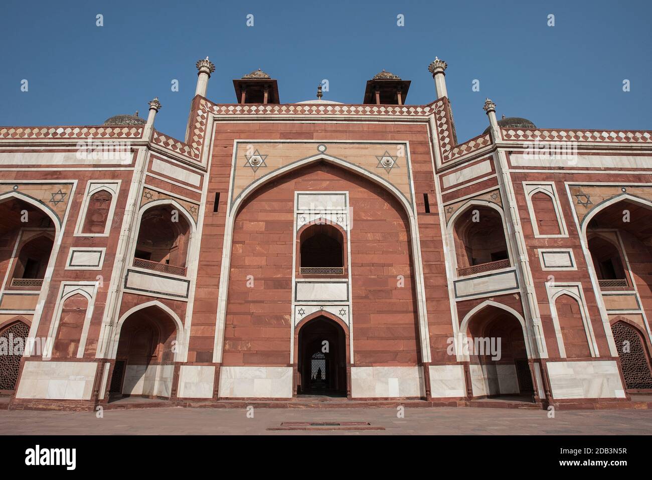 Delhi, historical places, architecture, Qutb Minar, Red Fort Stock ...
