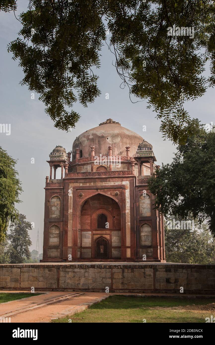 Delhi, historical places, architecture, Qutb Minar, Red Fort Stock ...
