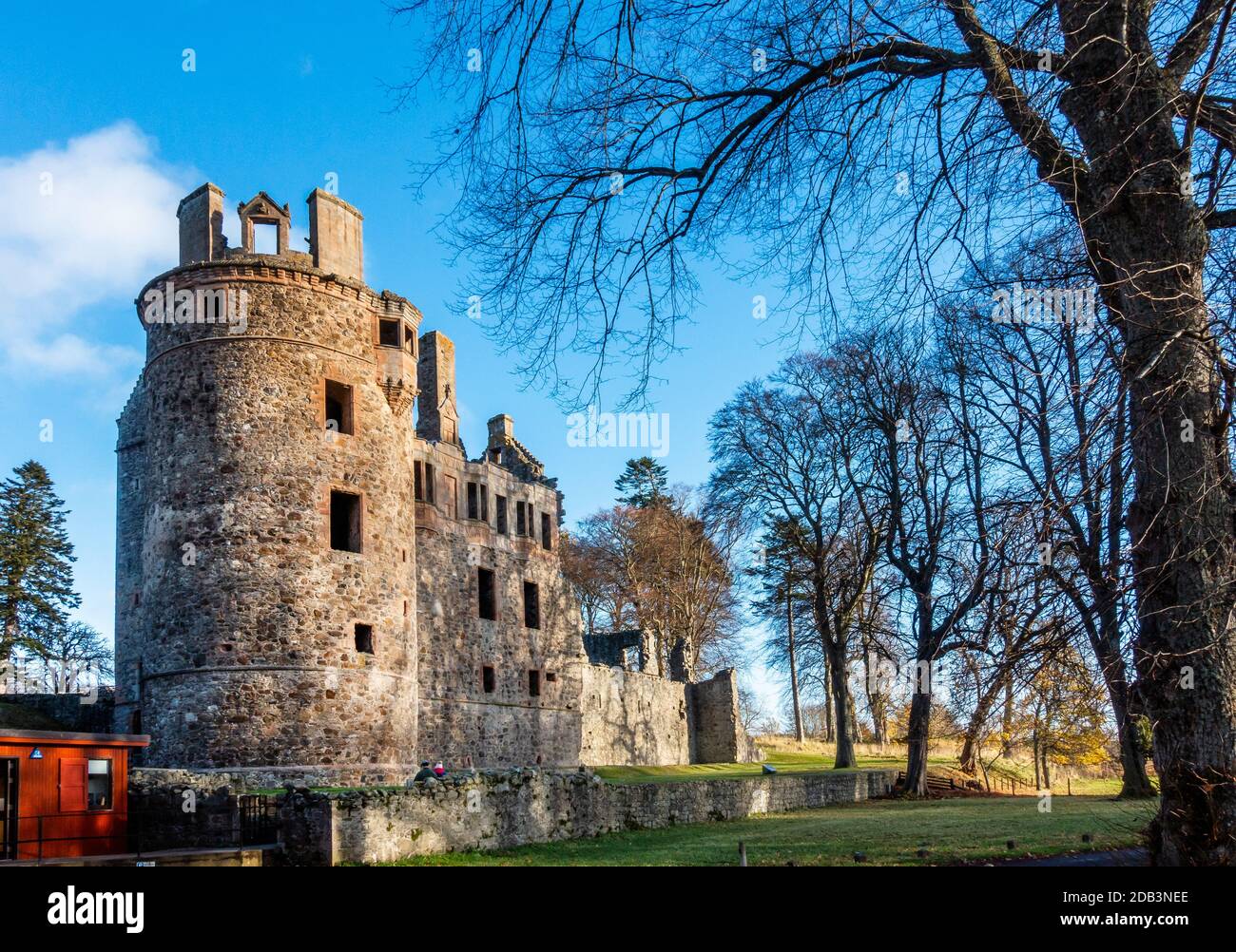 Huntly Castle in the town of Huntly, Aberdeenshire, Scotland, UK Stock ...