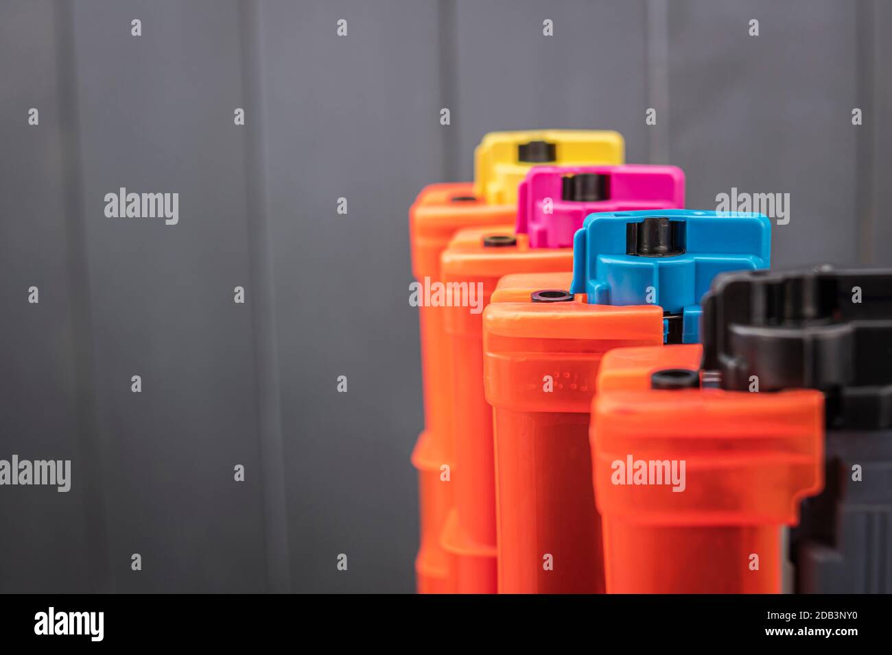 Toner cartridges for laser color printer Stock Photo - Alamy