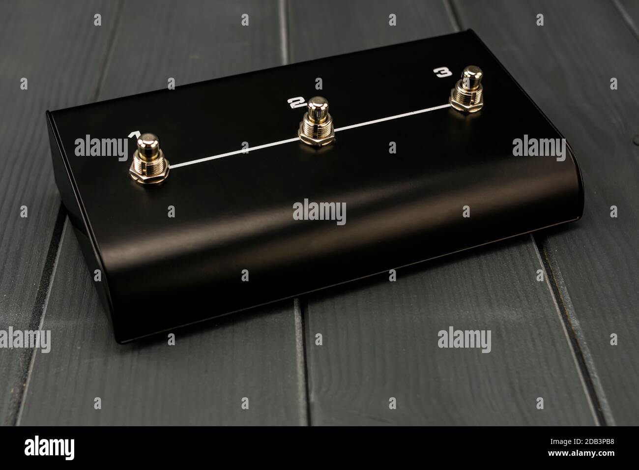 Effects pedal switch for guitar and amplifier Stock Photo - Alamy