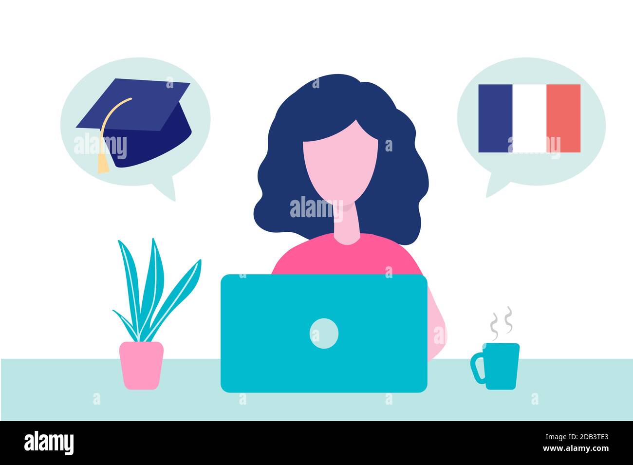 Language class and uk and french Stock Vector Images - Alamy
