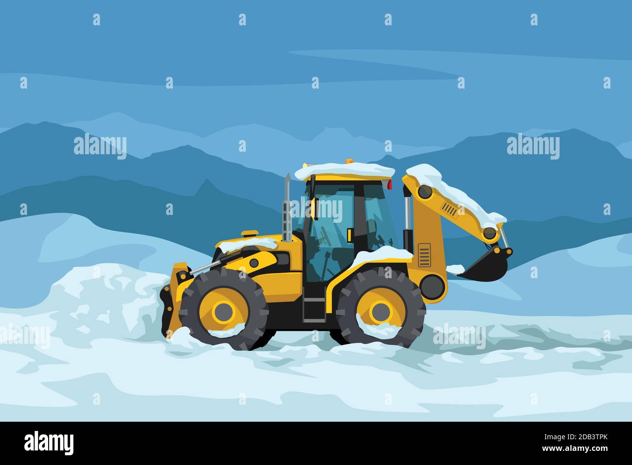 No snow clearing Stock Vector Images - Alamy