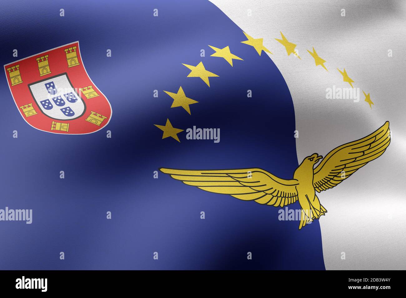 Azores islands national flag hi-res stock photography and images - Alamy