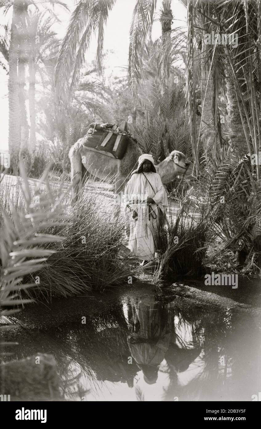 To Sinai via the desert. Scene at the Springs of Moses; Marah Stock ...