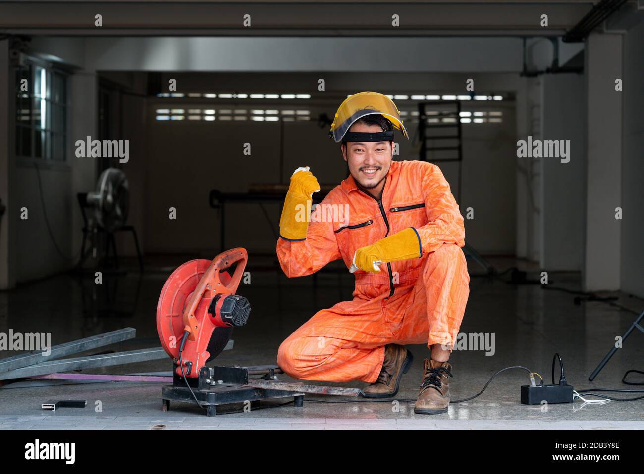 Poses on construction site hi-res stock photography and images - Alamy