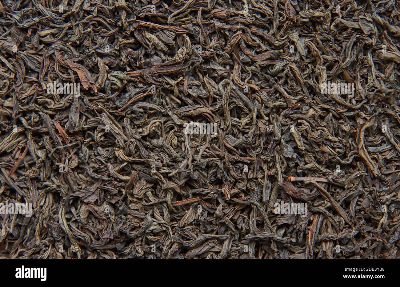 Dried black and red tea leaves, plant background texture Stock Photo - Alamy