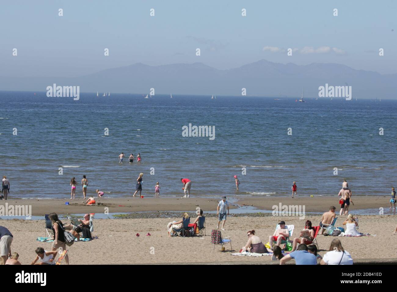Prestwick Beach & Promenade , Ayrshire, Scotland, UK Stock Photo - Alamy