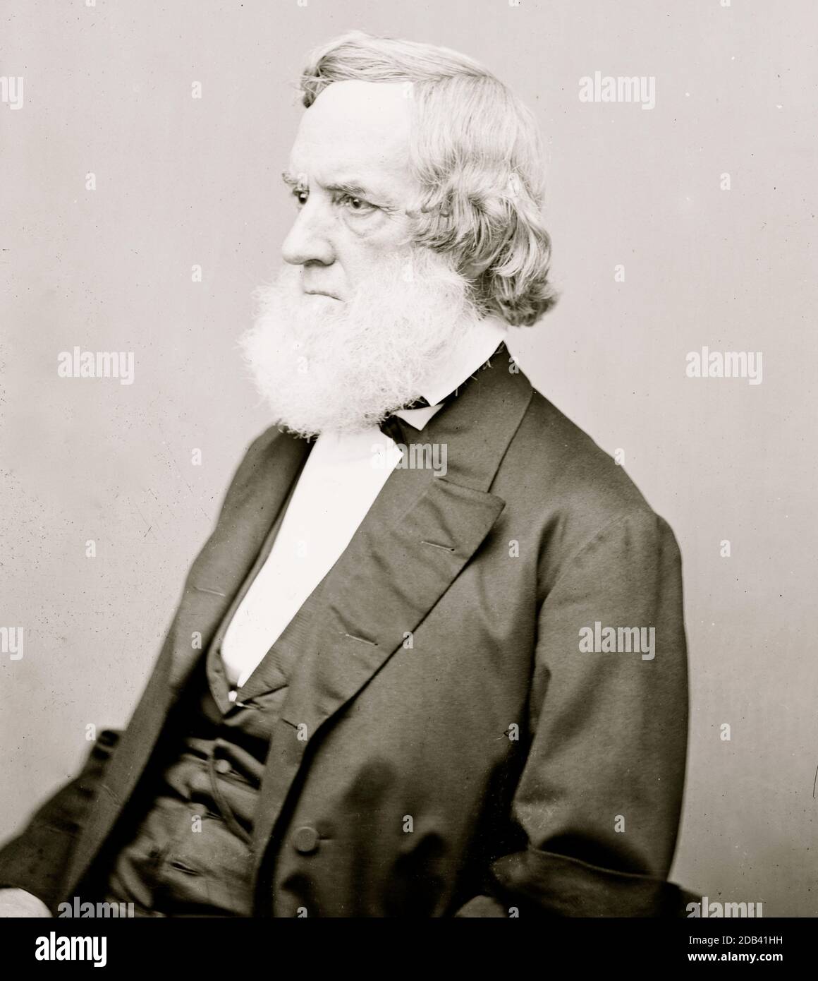 Portrait of Secretary of the Navy Gideon Welles, officer of the United ...