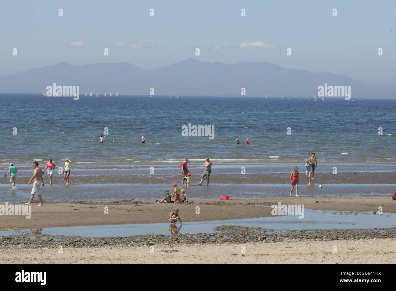Prestwick Beach & Promenade , Ayrshire, Scotland, UK Stock Photo - Alamy