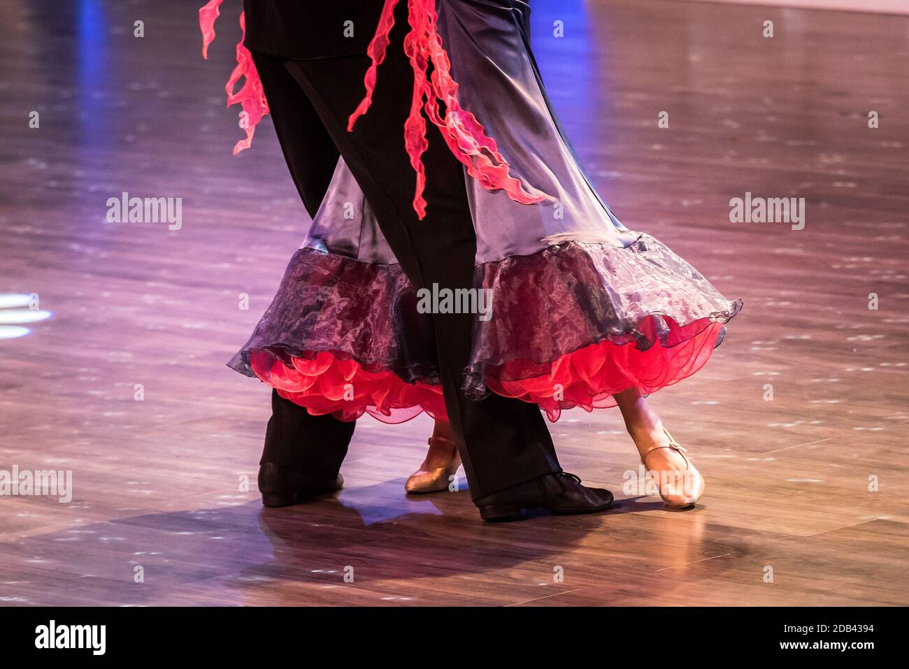 legs of a couple who dance in competition Stock Photo - Alamy