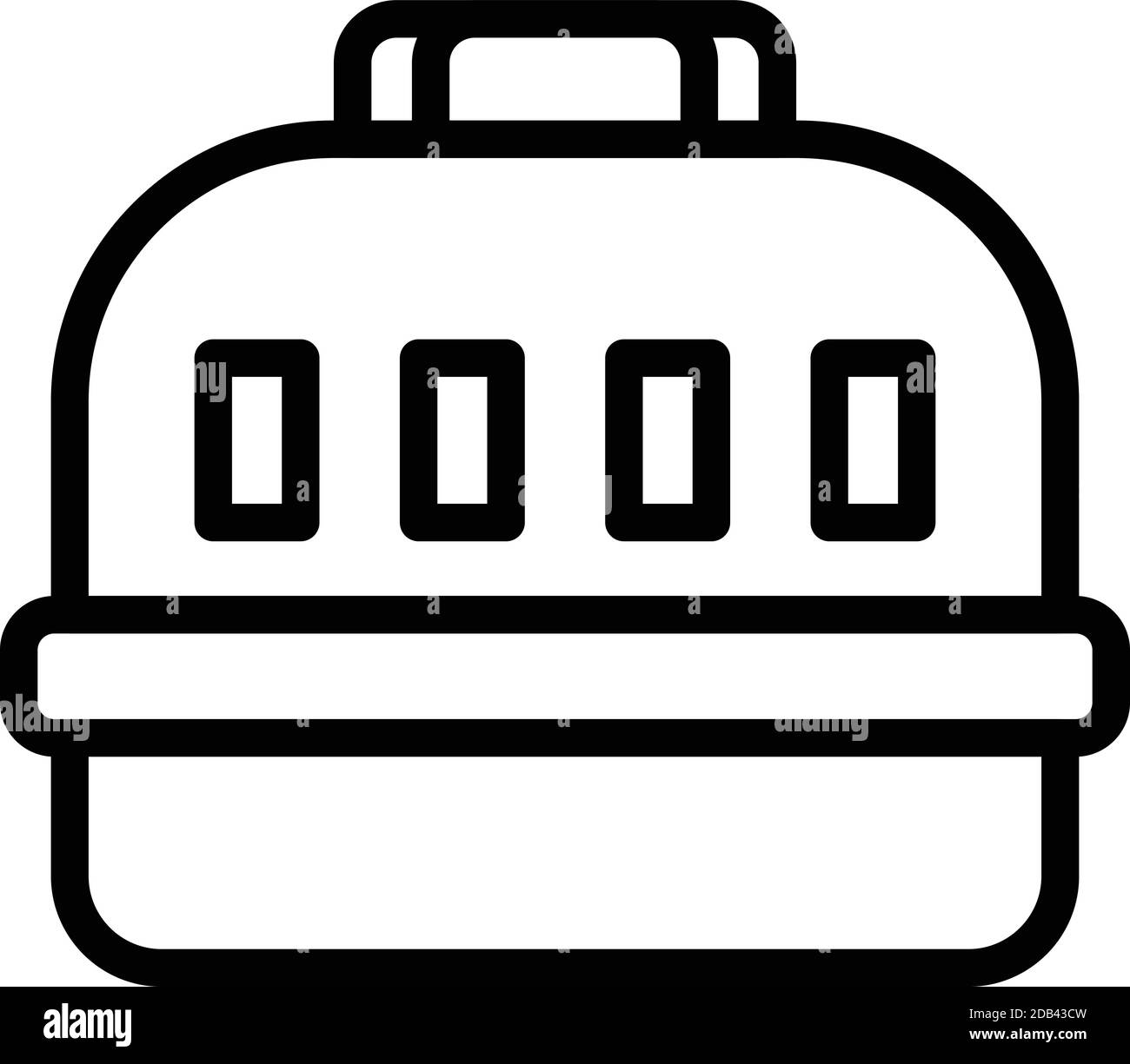 Cat transporter icon. Outline cat transporter vector icon for web ... Cat transporter icon. Outline cat transporter vector icon for web ...
