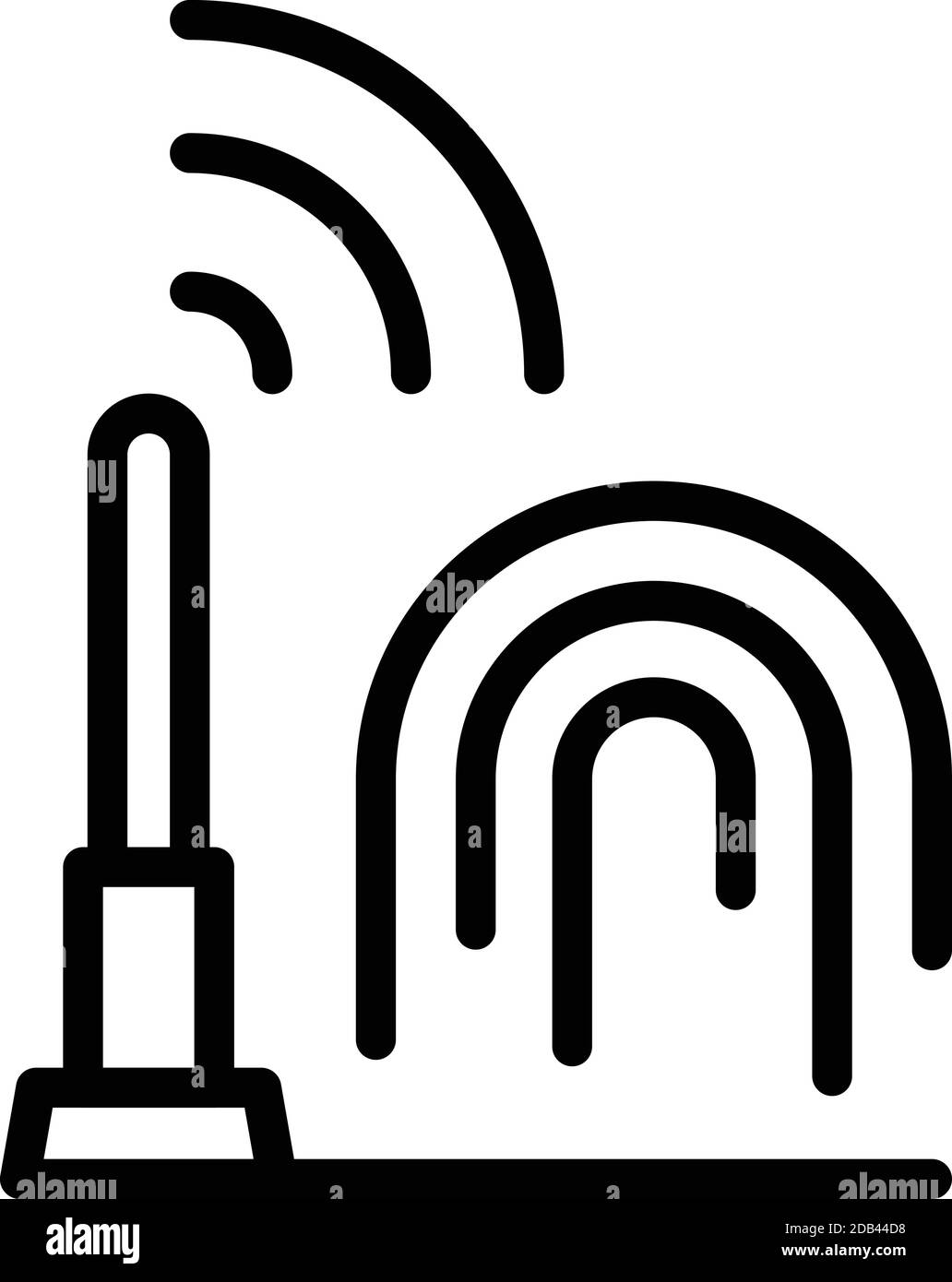 Scan password icon. Outline scan password vector icon for web design ...