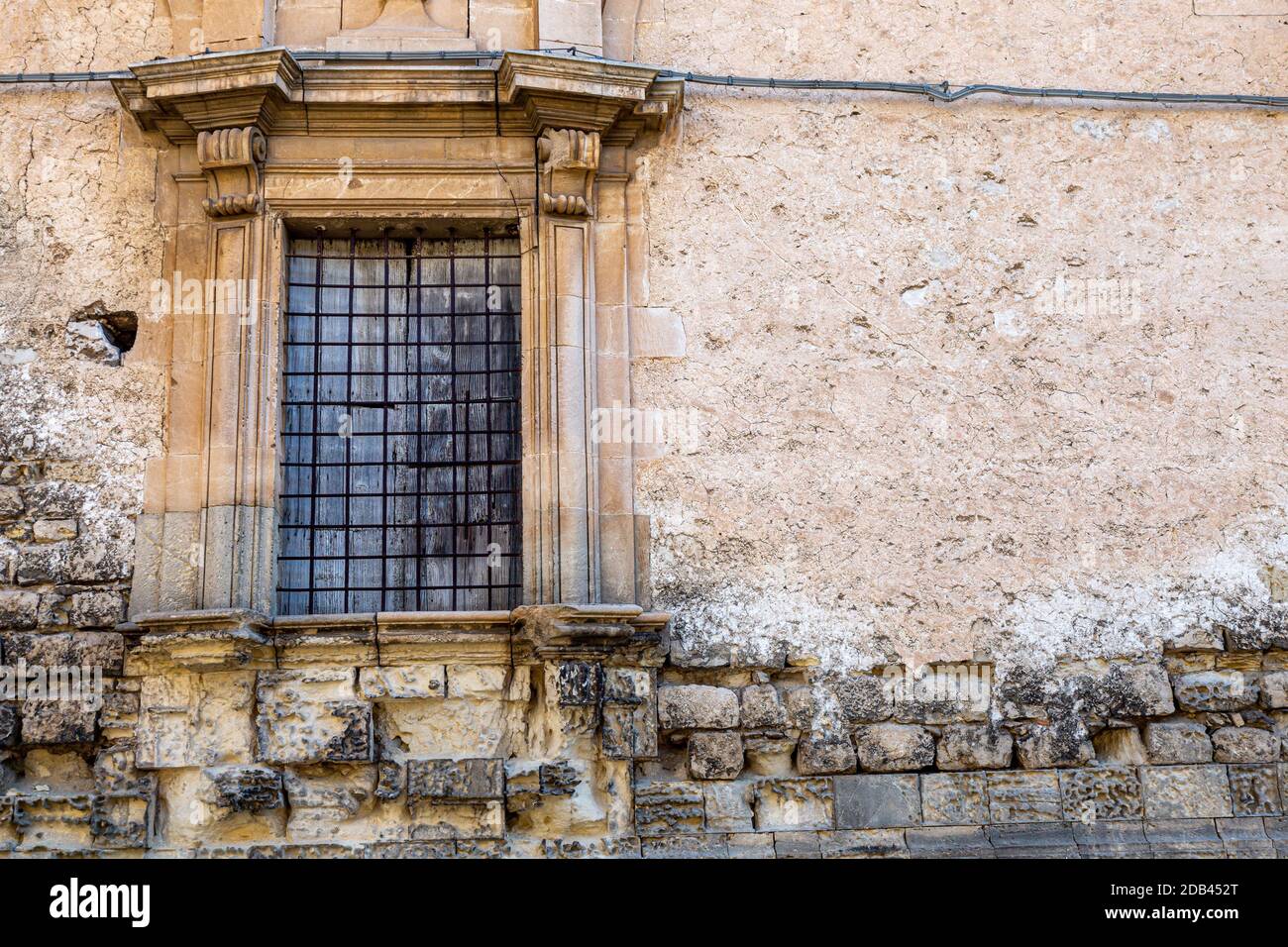 windows in the facades of ancient medieval houses Stock Photo - Alamy