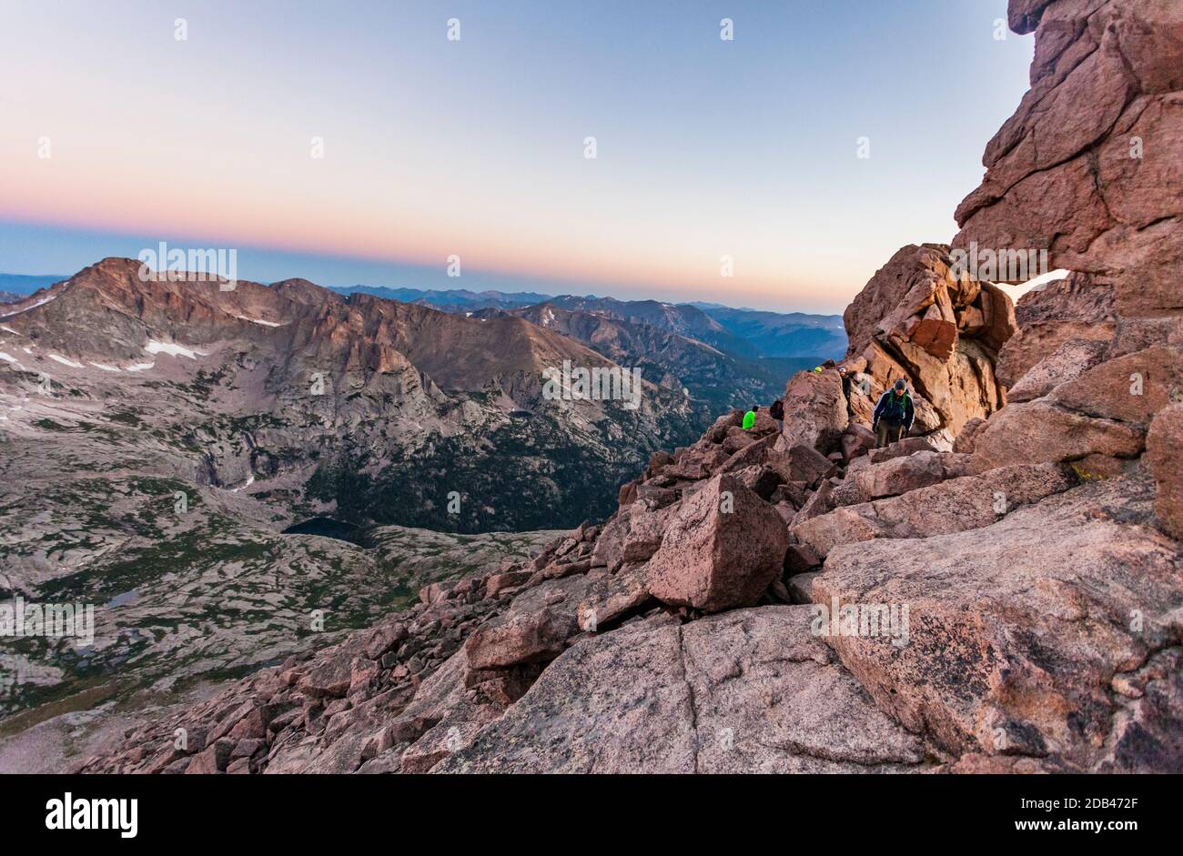 Hike longs peak hi-res stock photography and images - Alamy