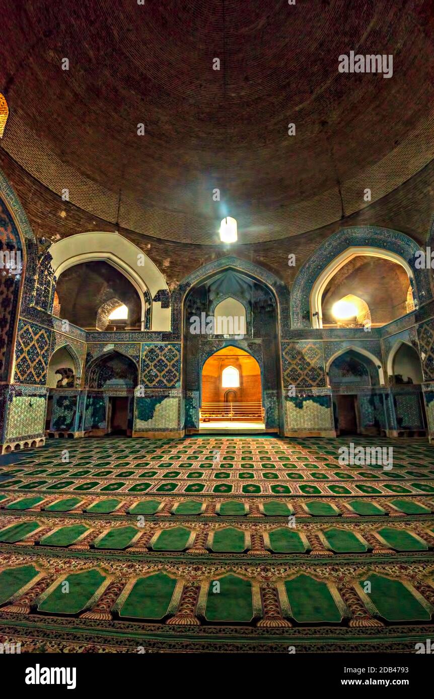 Blue mosque, Masjed-e Kabud, Tabriz, East Azerbaijan, Iran Stock Photo ...