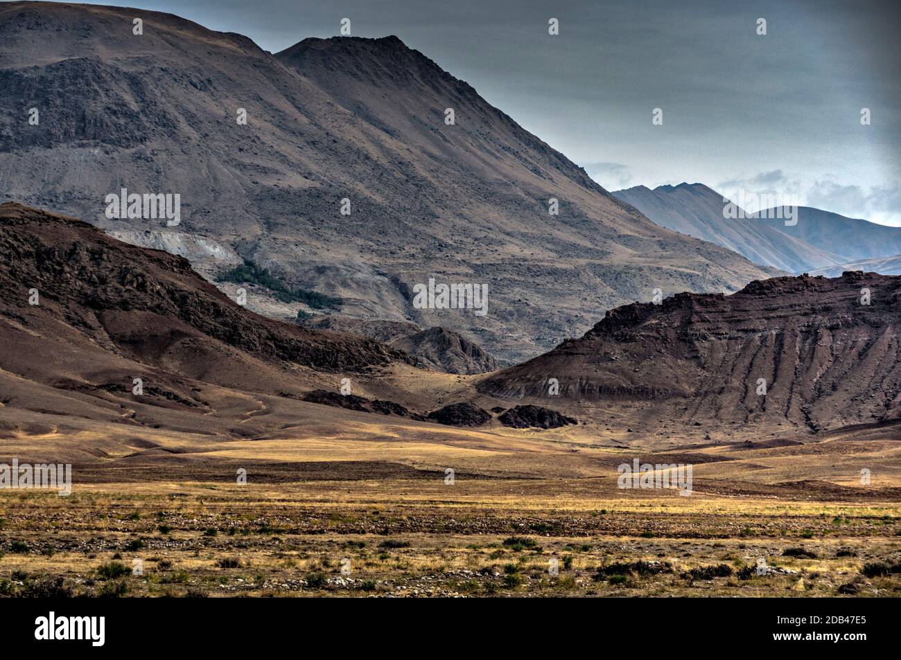 On the road from Tabriz to Aras valley, East Azerbaijan, Iran Stock ...