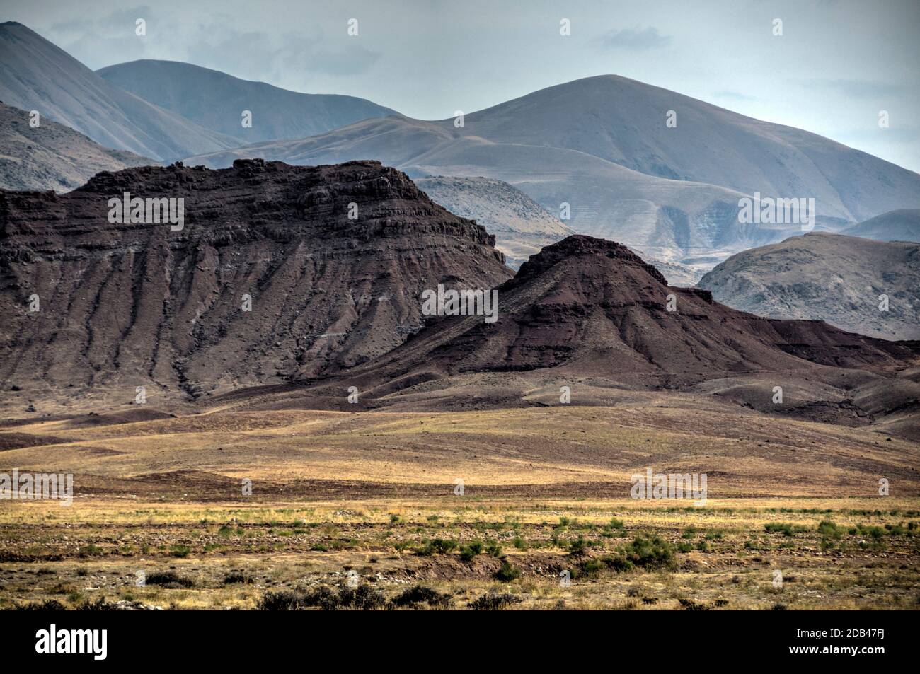 On the road from Tabriz to Aras valley, East Azerbaijan, Iran Stock ...