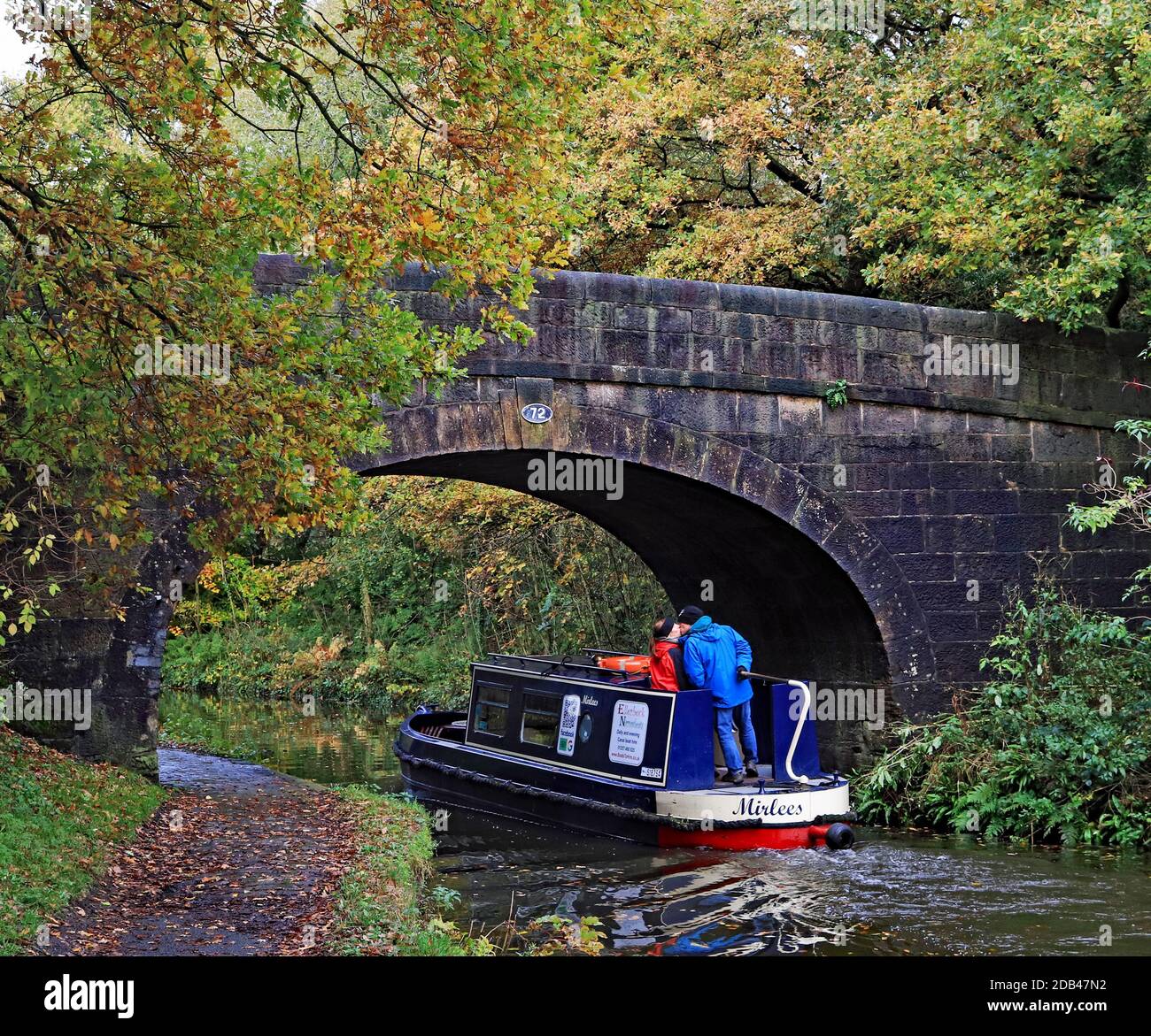 Leaves under falling water slow hi-res stock photography and images - Alamy