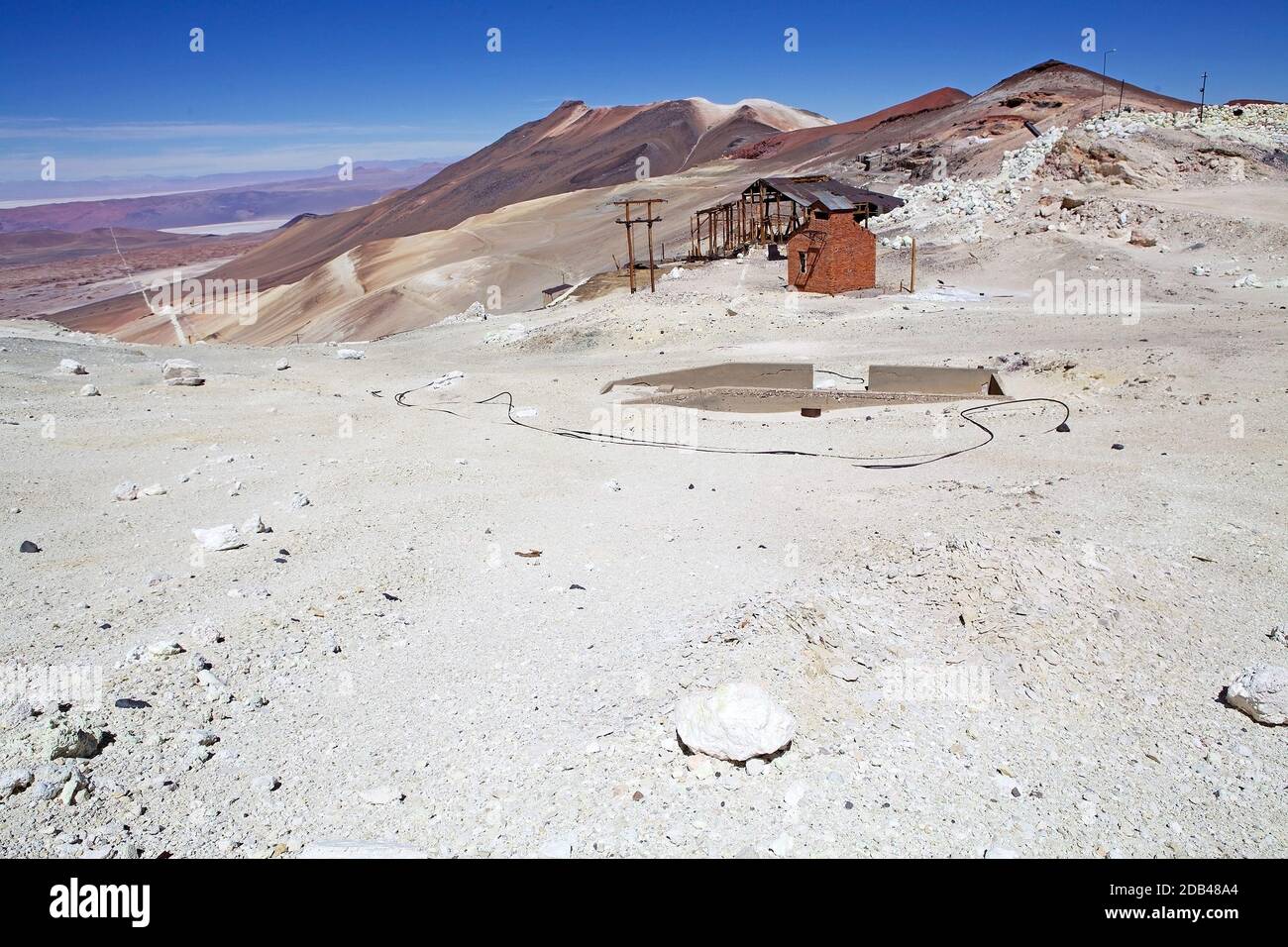 Mina Julia in Salta Province at the Puna de Atacama in northwestern ...
