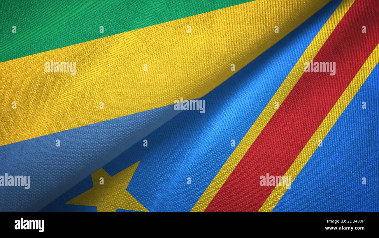 Congo gabon flag hi-res stock photography and images - Alamy