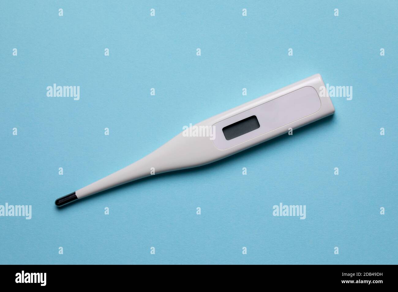 Digital thermometer for measuring human body temperature Stock Photo ...