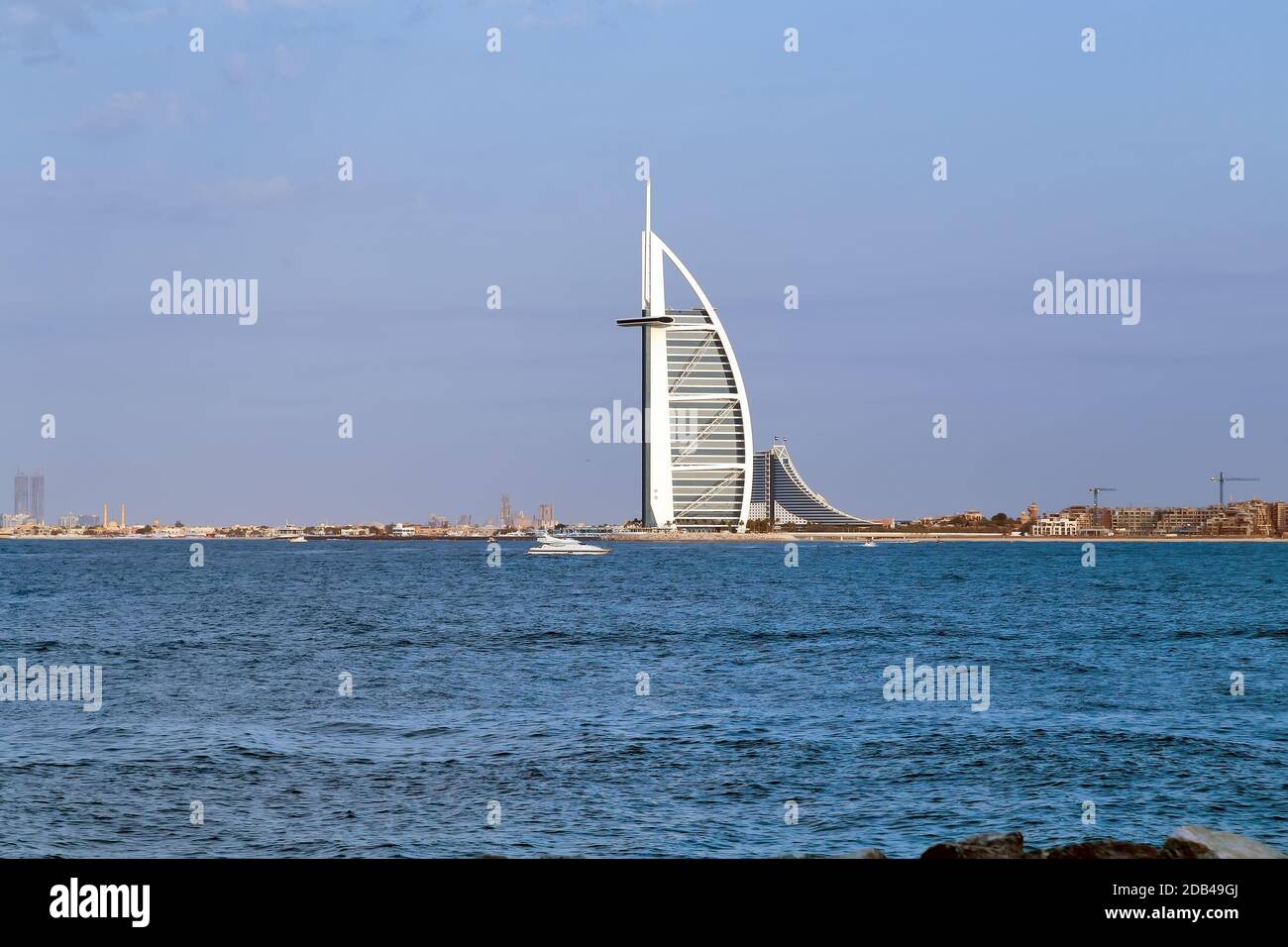 Burj al arab jumeirah aerial hi-res stock photography and images - Alamy
