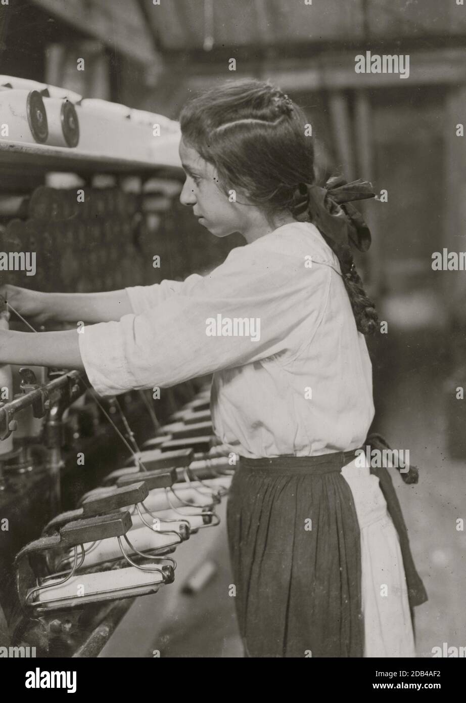 American Linen Co. Spooler tender Stock Photo - Alamy