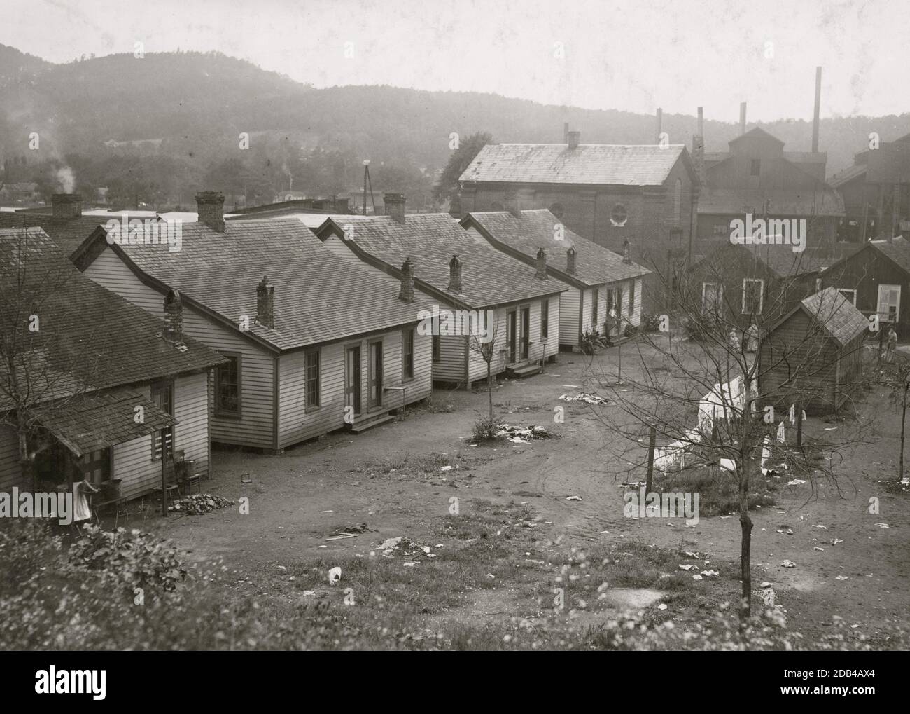Housing conditions Adelaide Mill. The village is run down and greatly ...