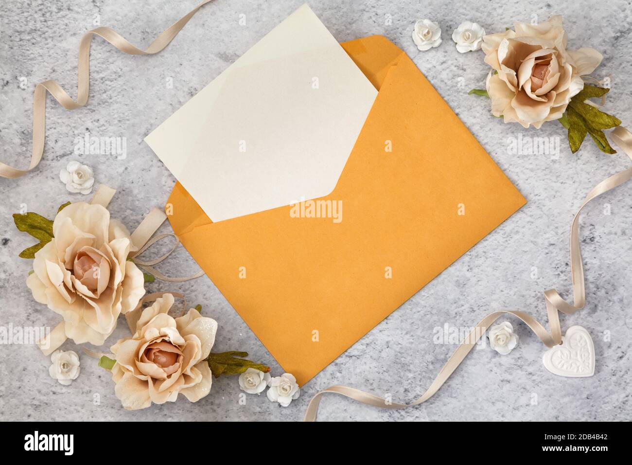 Invitation cards mockup hi-res stock photography and images - Alamy